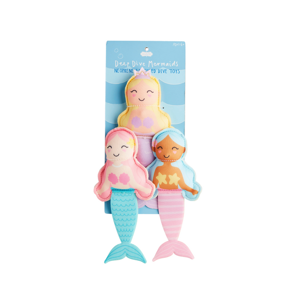 Mermaid Neoprene Dive Toys – The Farm House Kids Co.
